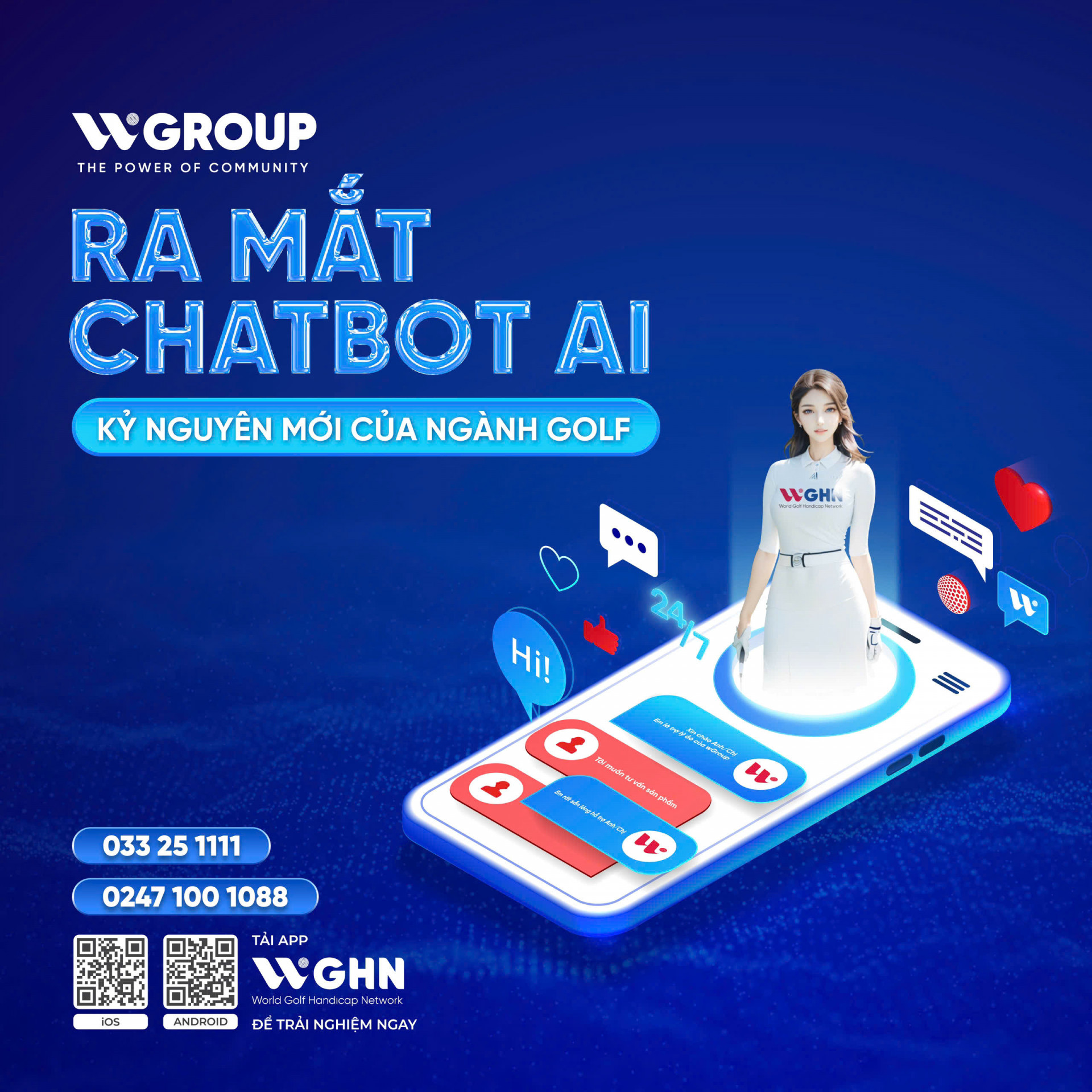 wGroup Ra Mắt Chatbot AI: Kỷ Nguyên Mới Cho Ngành Golf